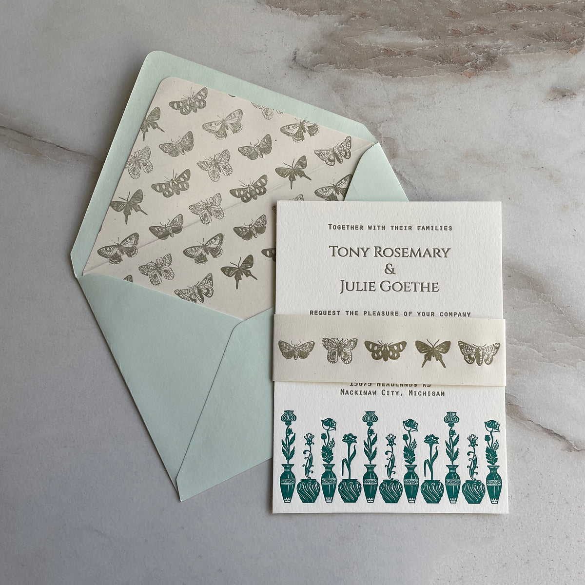 Garden Wedding Invitation | Hearty Greetings
